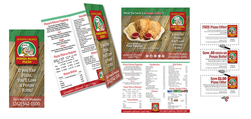 Jimmy Grotto's Branding: What you can do with a well designed logo